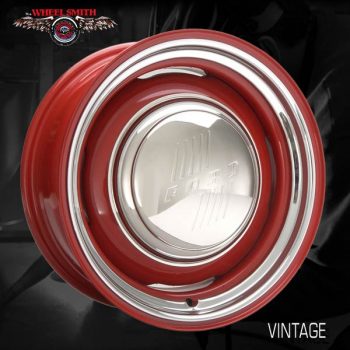 Classic Car Vintage Style 2-Piece Steel Wheels